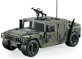 CITY SERVICE CAR - 1:16 Vojenské obrněné vozidlo tmavé maskování