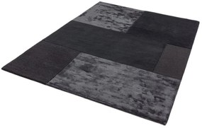 Černý  koberec Kitkat Charcoal Rozměry: 120x170 cm