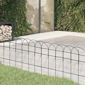 Zahradní plot práškované železo 10 x 0,4 m 141071