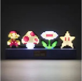 Paladone Light Super Mario Bros Icons / Stolní lampa / 3x AAA