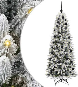 Umělý vánoční stromeček Bílá 180 cm PVC, plast, ocel a PE 3396046