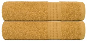 Ručníky FROGN 2 ks zlaté 50x100 cm 360 g/m² 136806