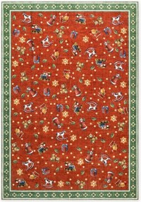 Červený/zelený koberec s vánočním motivem 160x230 cm Toy's Delight Nostalgic Noel Red Green – Villeroy&amp;Boch