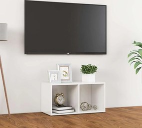 vidaXL TV stolek 72 x 35 x 36,5 cm dřevotříska [805531] Barva: černá s vysokým leskem