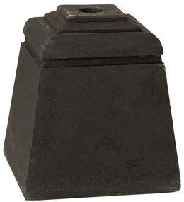 Černý betonový stojan na slunečník Parra - 28*28*30 cm
