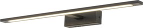 TK Lighting Černé LED svítidlo nad zrcadlo Gallery 62cm 20W TK18002