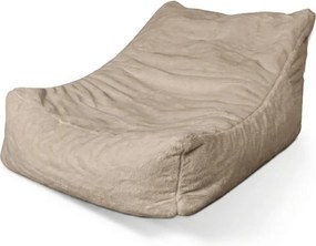 Sablio Sedací vak Lounge SOFTY - Sand  - 80 x 95 x 50 cm