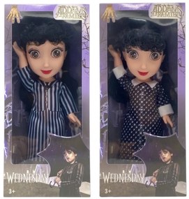 Wednesday Addams Family figurky, mix druhů Varianta: I - 2 ks panenky (á 15 cm)