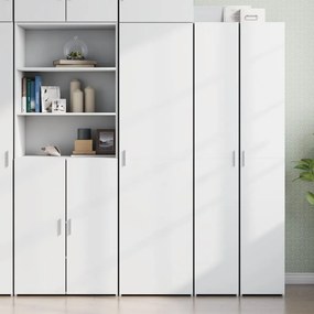Skříň highboard bílá 50 x 42,5 x 185 cm kompozitní dřevo 3281413