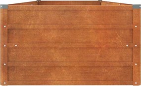 vidaXL Zahradní vyvýšený záhon rezavý 240 x 80 x 45 cm cortenová ocel [151960]