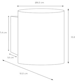 Lucide 23252/01/31 - Nástěnné svítidlo XERA 1xG9/42W/230V bílé