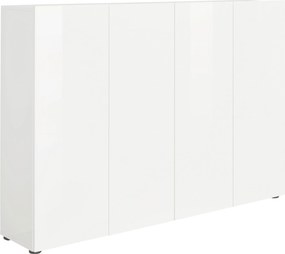 XXXLutz BOTNÍK, bílá, 160/115/34 cm Xora - Botníky - 001027000803