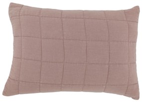 Chic Antique Prošívaný povlak na polštář Taupe 40 x 60 cm, růžová barva, textil