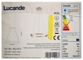 Lucande | Lucande - LED Stmívatelný lustr na lanku LYANI LED/20,5W/230V | LW0044