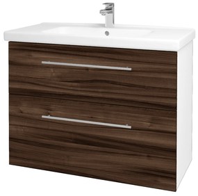 Dřevojas Koupelnová skříň BIG INN SZZ2 100 Varianta: D08 Wenge / Úchytka T03 / D08 Wenge