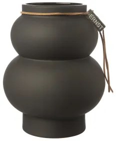 Kameninová váza Stengods Dark Grey 21,5 cm Ernst