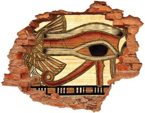 Wallmuralia Samolepící díra na stěnu Egyptské oko vedžat 90x70 cm