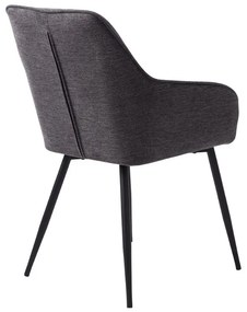 Designová židle Jadwiga tmavě šedá
