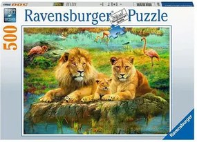 Ravensburger Lví rodina / 500 dílků / od 14 let