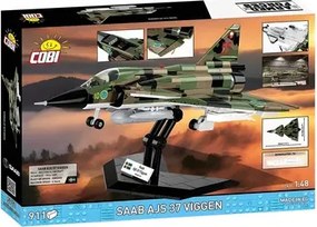 COBI 5911 Saab AJS 37 Viggen / Stavebnice / 911 dílů / 1:48 / od 9 let