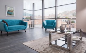 Casarredo - Komfort nábytek Konferenční stolek FOSSIL A, kov/sklo