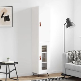Skříň highboard bílá 34,5 x 34 x 180 cm kompozitní dřevo