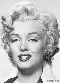 Wizard + Genius Marilyn Monroe, obrazová tapeta čtyřdílná, šířka 183, výška 254, 4D ID 412