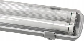 Sada 2× hermetické svítidlo 120 cm + LED trubice do dílny a garáže