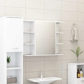 3dílná koupelnová sestava bílá kompozitní dřevo 3056952