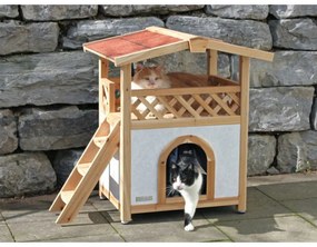 Kerbl Zateplená bouda pro kočky TYROL ALPIN 88x57x77cm 0431-XG