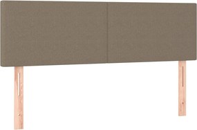 Box spring postel s matrací taupe 140x200 cm textil 3139901