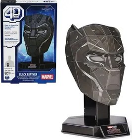 4D BUILD 3D Puzzle Marvel Black Panther / 82 dílků / od 12 let