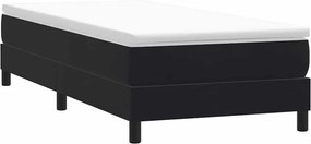 Postel Box Spring bez matrace černý 80x220 cm samet 3315851