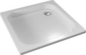 Čtvercová akrylátová sprchová vanička Teiko KEA Rozměry (cm): 90x90, Typ dna: hladké