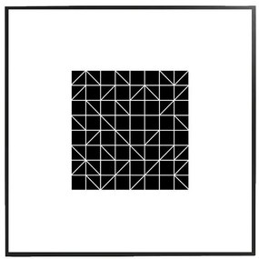 Black composition - 50x50 cm Obraz