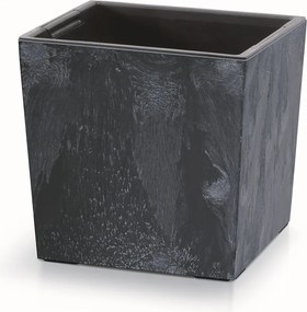 Květináč NURBI CUBE BETON EFFECT antracit