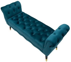Designová lavice Dandelion 120 cm petrolejová