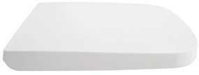 Gamma Viana, toaletní WC deska s pomalým zavíráním, duroplast, EasyClean, bílá lesklá, GMA-D6