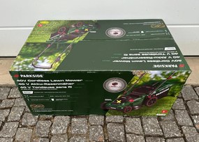 Parkside Aku sekačka na trávu Prma 40 E3