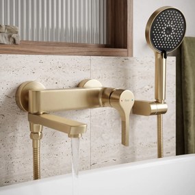 Rea, Koupelnová baterie PREMIUM REA Maxim Brush Gold, REA-B2257