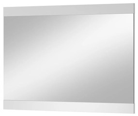Zrcadlo POLINA 01 bílá/bílý vysoký lesk