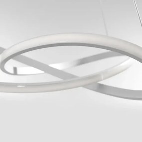 LED lustr Fusion 72 bílé