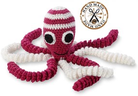 Wooline Háčkovaná chobotnička pro novorozence, fuchsiová