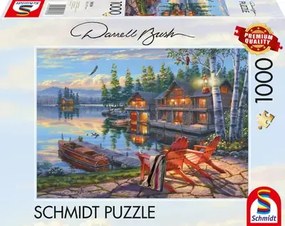 SCHMIDT Puzzle Břehy jezera Loon Lake, New York / 1000 dílků