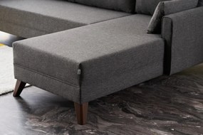 Hanah Home Designová pohovka BELLA antracit pravá 275 cm 825BLC2576