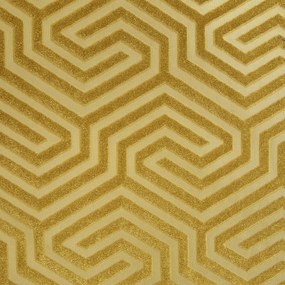 ZÁVĚS NA KROUŽCÍCH PIERRE CARDIN INGA 140X250 CM ZLATÁ