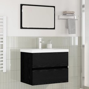 Sada koupelnového nábytku 3 ks Černý dub 61 x 39 x 45 cm 3393502