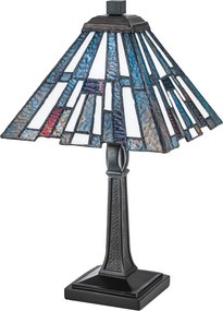 Elstead INGLENOOK vitrážová stolní lampa 1x E14