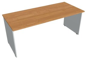Stůl pracovní rovný 180 cm - Hobis Gate GS 1800 Dekor stolové desky: olše, Dekor lamino podnože: šedá
