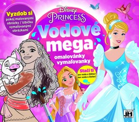 Jiri Models Vodové mega omalovánky Maluj vodou! Disney Princezny 33x29cm
